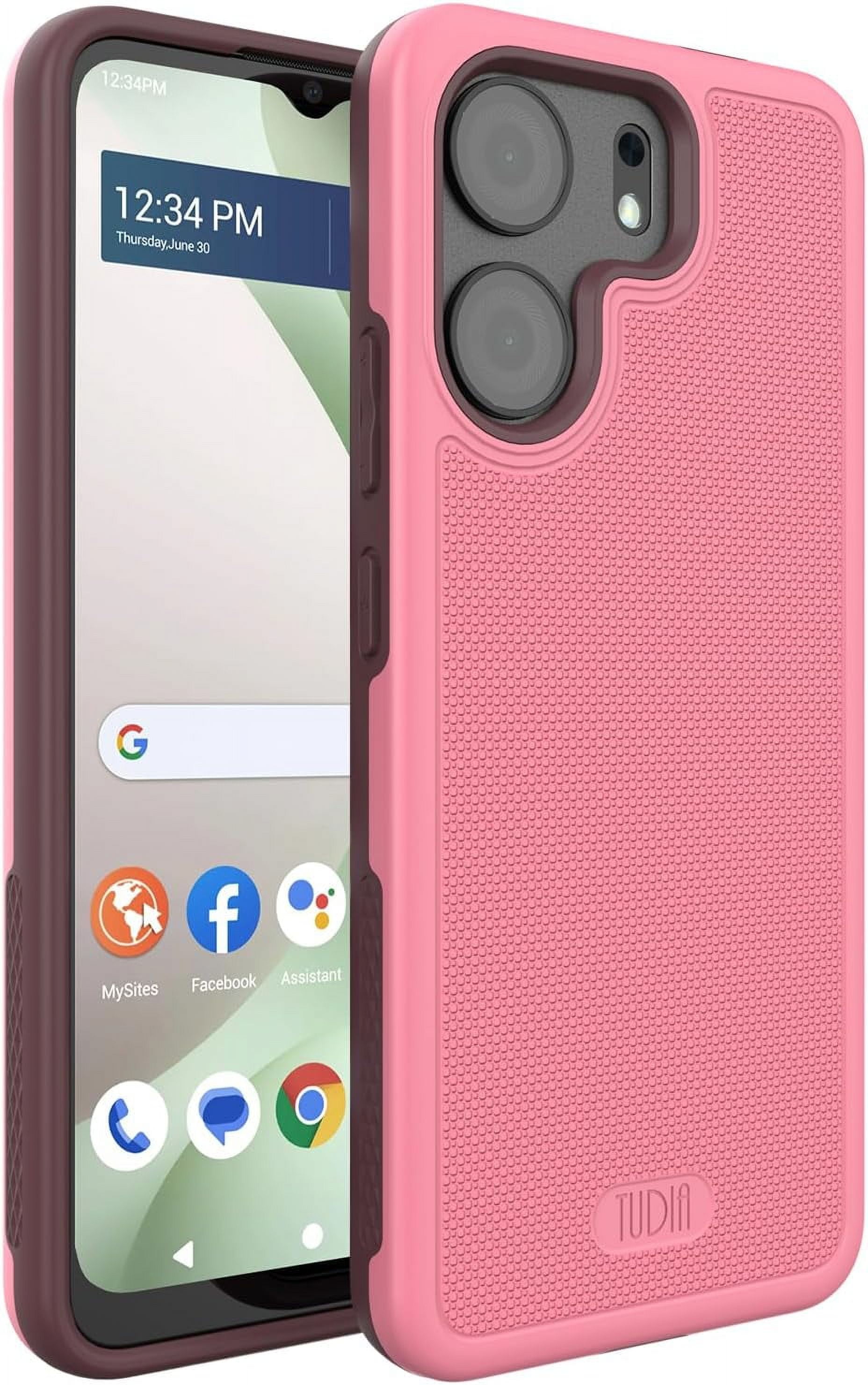 TUDIA MergeGrip BLU View 5 Phone Case (B160V) Drop-Tested Dual Layer ...