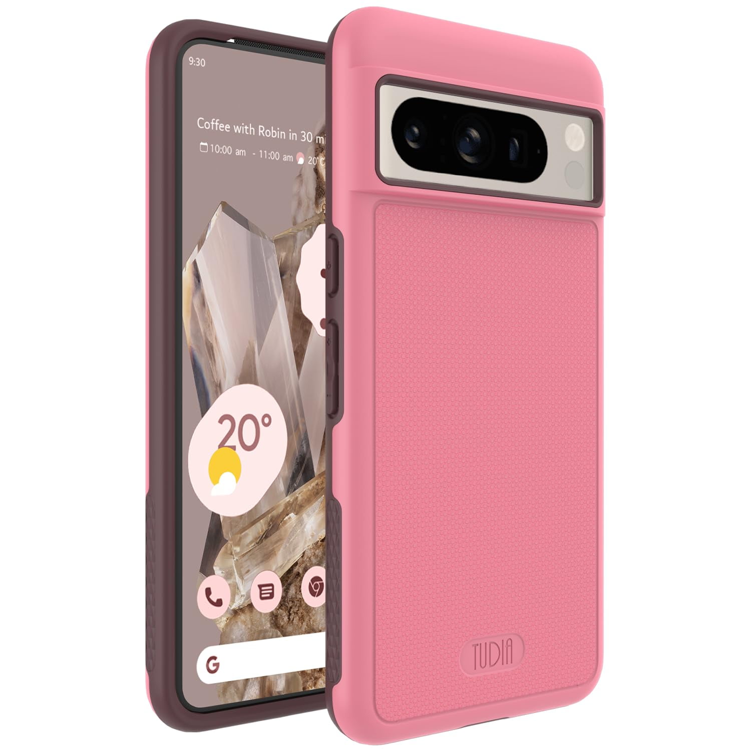 TUDIA MergeGrip Google Pixel 8 Pro Case 2023 Dual Layer Heavy Duty Case ...