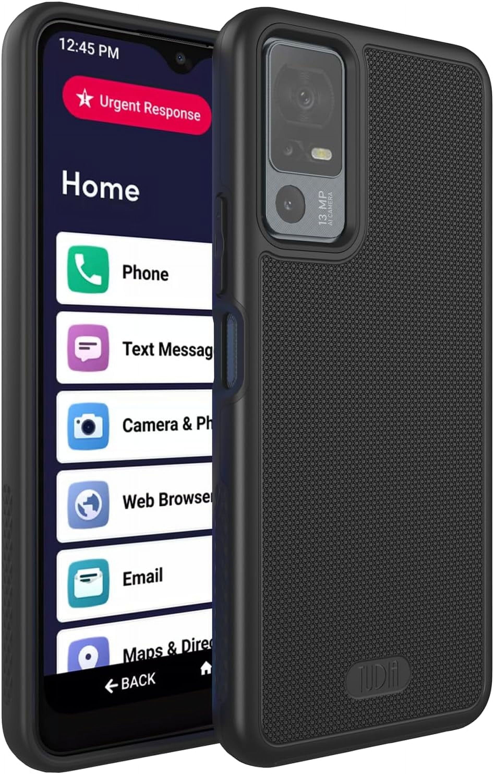 TUDIA MergeGrip Lively Jitterbug Smart 4 Phone Case/TCL 40XL Case/ TCL ...