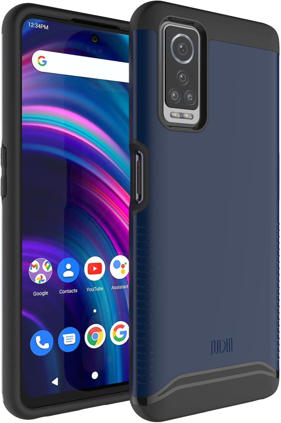 TUDIA Merge BLU G91 Max Case Dual Layer Heavy Duty Protection - Indigo ...