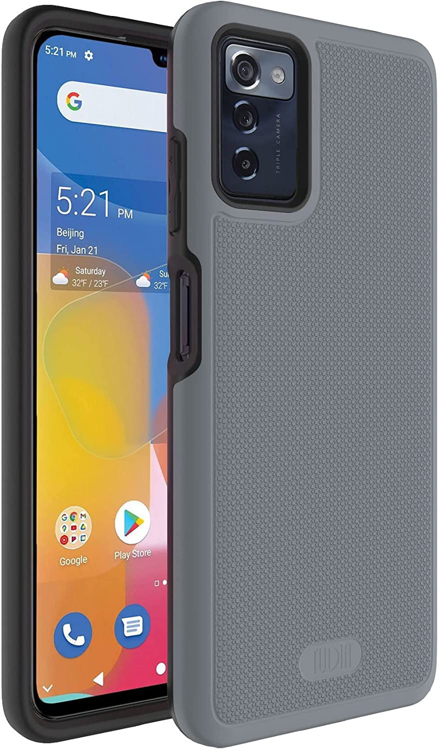 TUDIA Merge Consumer Cellular ZMAX 5G Phone Case Screen Camera ...