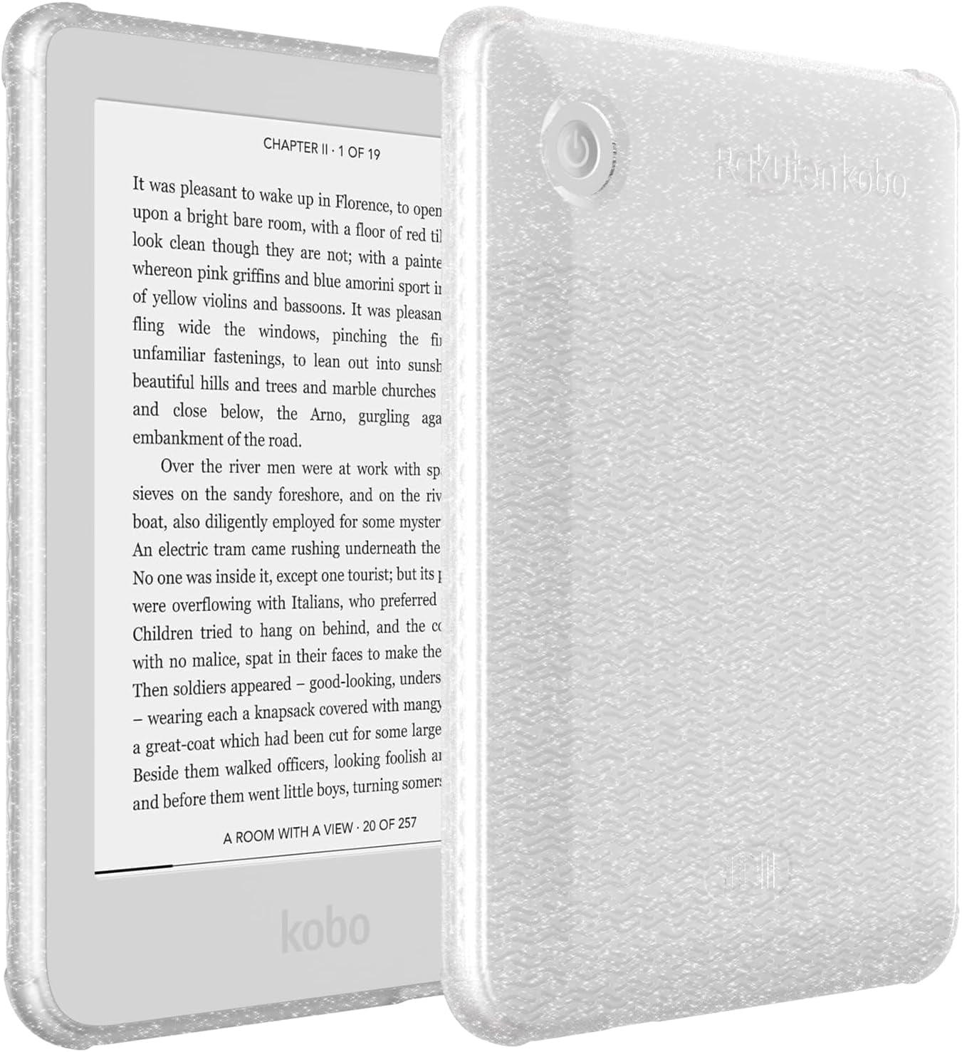 TUDIA SKN Kobo Clara 2E Case 6" Cover Reinforced Corners Anti-Yellowing ...