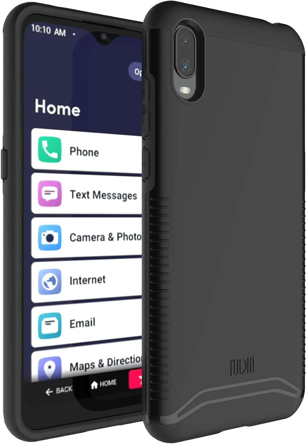 TUDIA Merge Jitterbug Smart 3 Phone Case Heavy Duty Dual Layer Cover ...