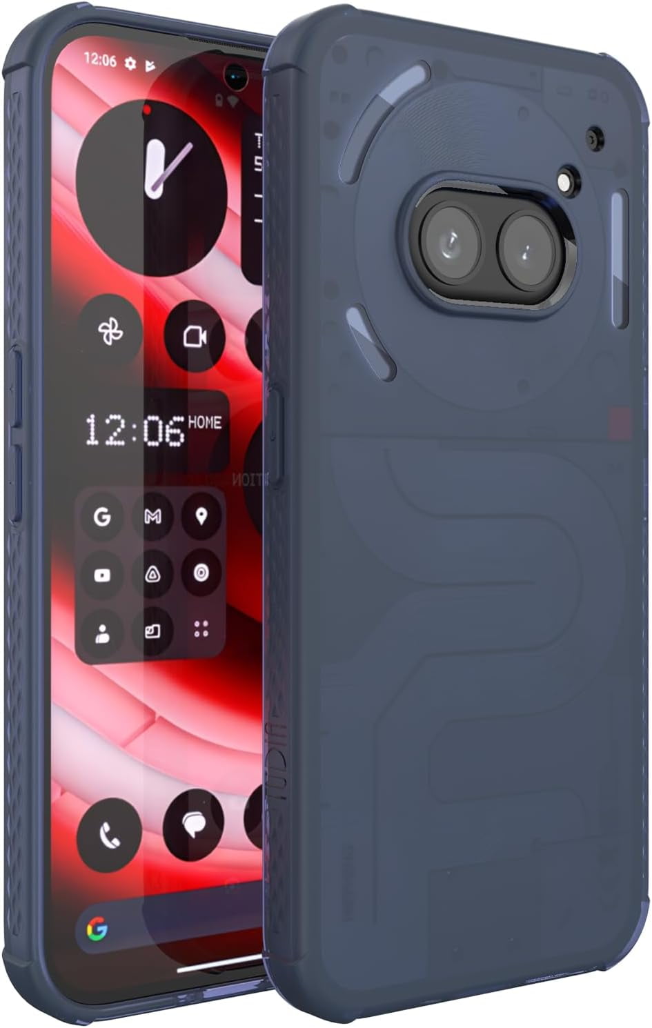 TUDIA SKN Nothing Phone (2a) / (2a) Plus Case Semi-Transparent Matte ...
