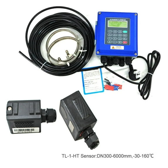 TUF-2000B Wall Mounted Water Flow Meter Transducer TS-2/TM-1-HT ...
