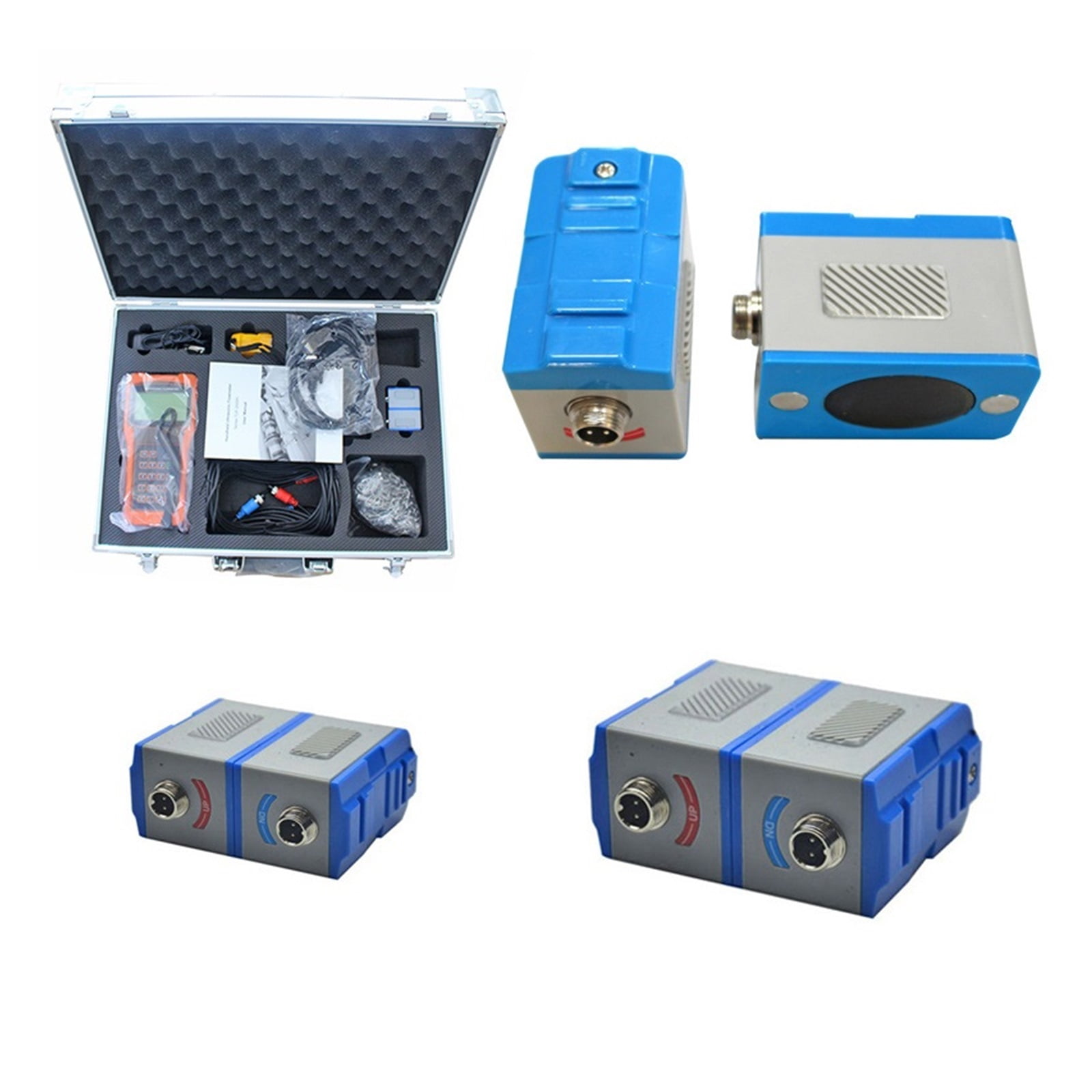 TUF-2000H Water Flowmeter TS-2/TM-1/TL-1 Transducer Clamp Sensor RS232 ...