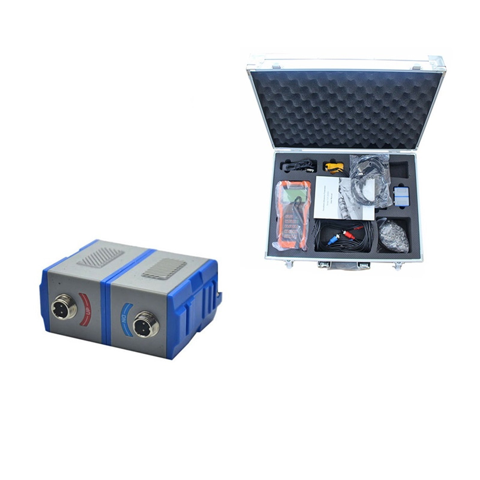 TUF-2000H Water Flowmeter TS-2/TM-1/TL-1 Transducer Clamp Sensor RS232 ...