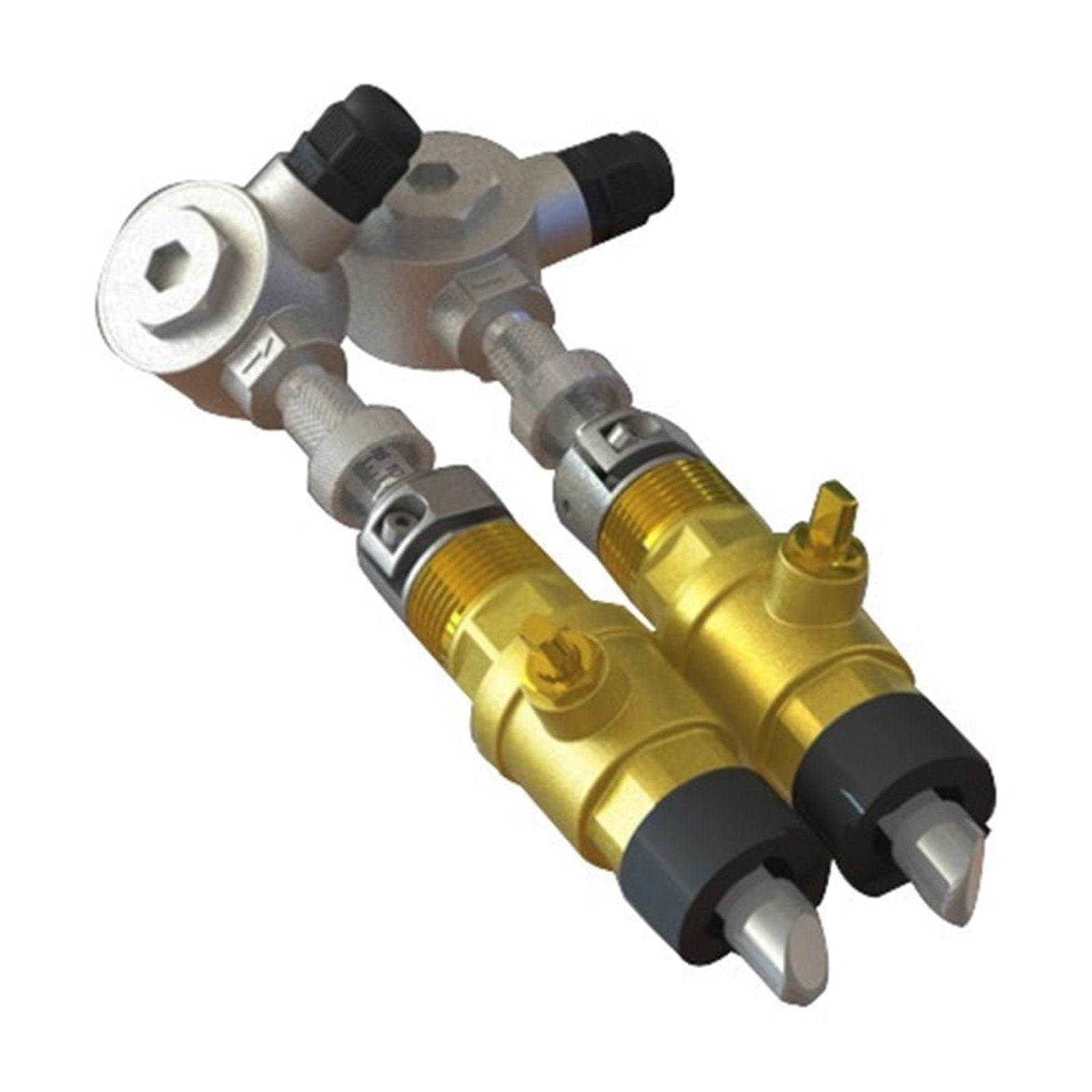 TUF-2000M Ultrasonic Flow Meter Portable Clamp On Flowmeter TS-2 DN15 ...