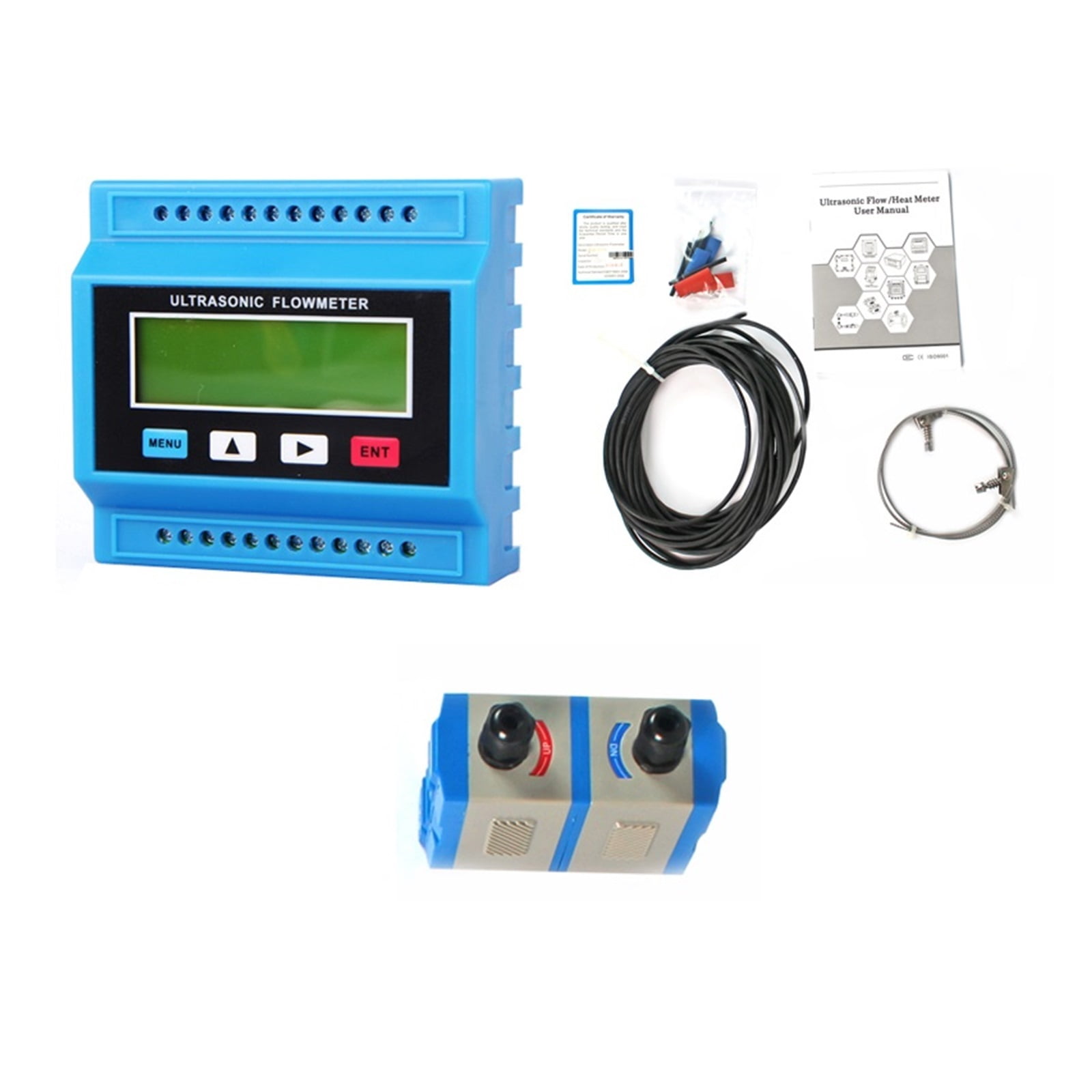 TUF-2000M Ultrasonic Water Flow Meter TS-2/TM-1/TL-1 Transducer Module ...