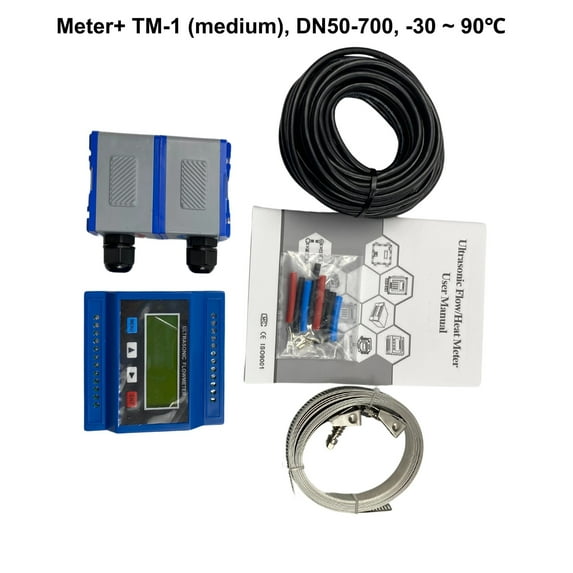 TUF-2000M Water Flow Meter TS-2(DN15~DN100) TM-1 TL-1-HT(-30~160) High-Tem Ultrasonic E Sensor ...