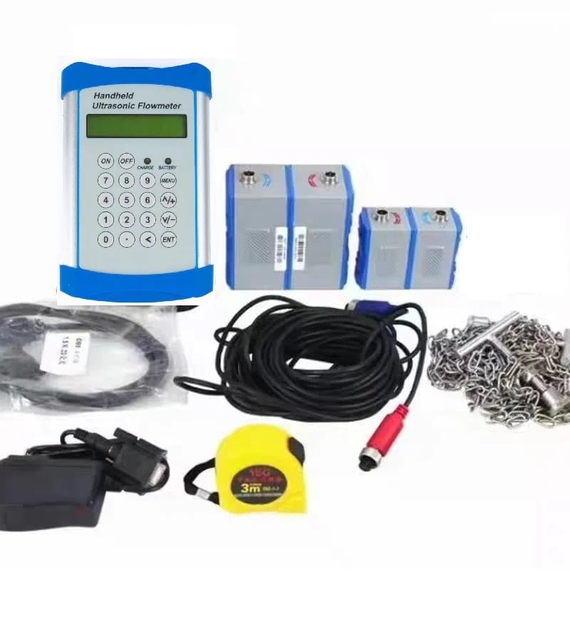 TUF-3000L Handheld Ultrasonic Flow Meter DN15-DN6000 Water Oil Diesel ...