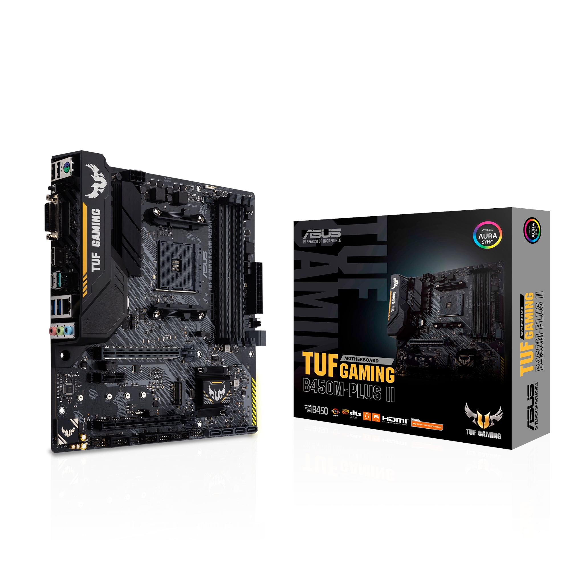 ASUS TUF Gaming B450M-Plus II AM4 Micro-ATX Motherboard - Walmart.com