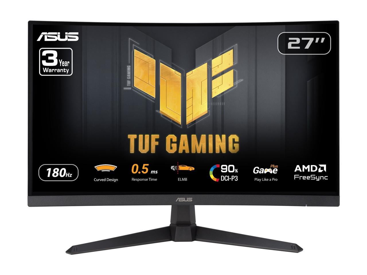 TUF VG27WQ3B 27" Class Full HD Curved Screen Gaming LED Monitor - 16:9 ...