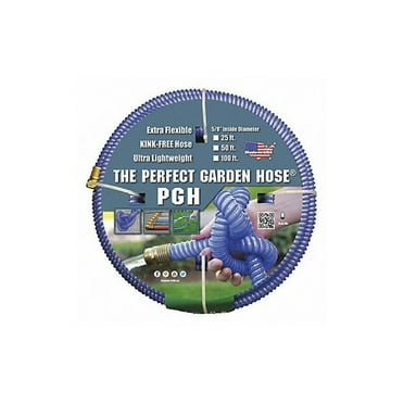 TUFF GUARD Durable & Flexible Outdoor Water Hose, 5/8 in ID, 50 ft L ...