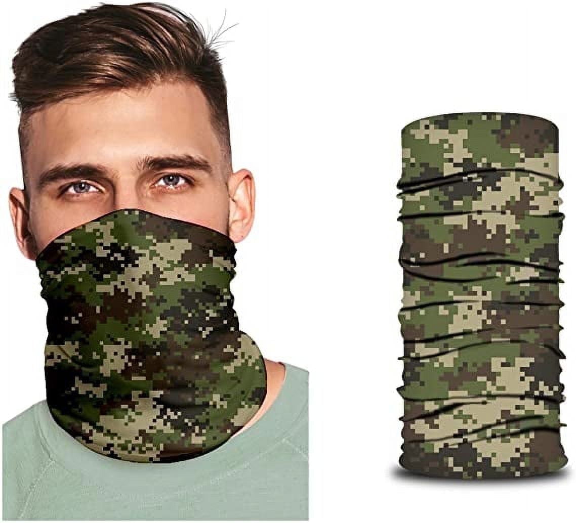TUFF Sports Face Mask and Neck Gaiter - Works as Fishing Sun Mask, Neck ...