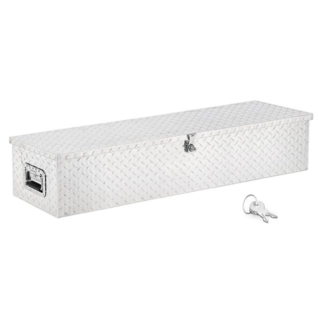 TUFFIOM 49” Aluminum Truck Tool Box with Lock Trailer Pickup Underbody ...