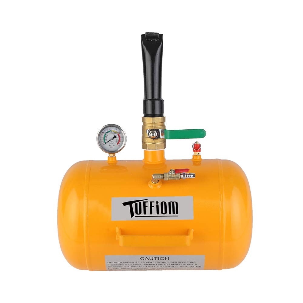 TUFFIOM 5 Gallon Air Tire Bead Blaster Seater w/Pressure Gauge & Handle ...