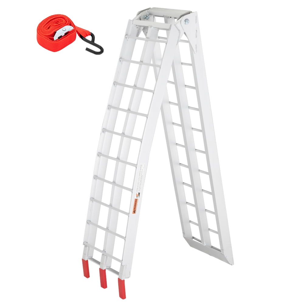 TUFFIOM 7ft luminum Truck Ramp, 750 lbs Folding Loading Ramp for ...
