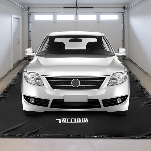 TUFFIOM 9'x 20' Weather & Water Resistant Garage Floor Mat for Car/SUV ...