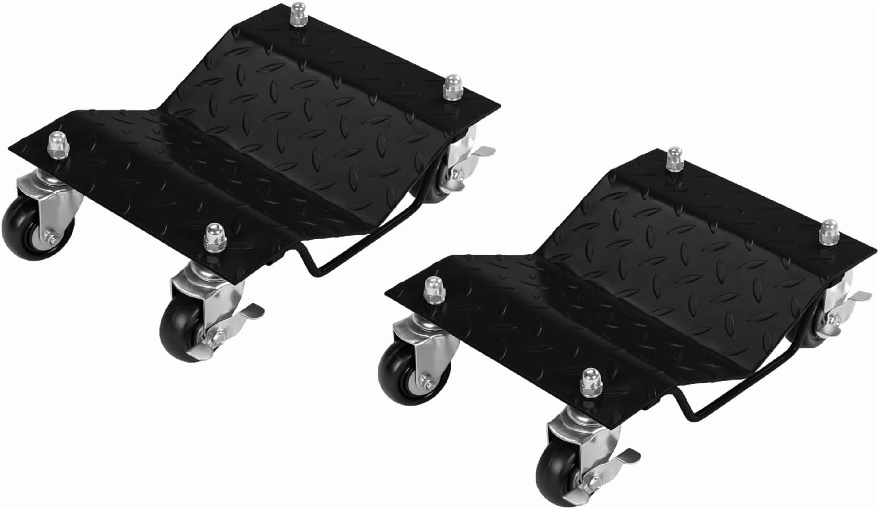 TUFFIOM Car Dolly Set of 2, 3000LBS Capacity Wheel Dolly, Heavy Duty ...