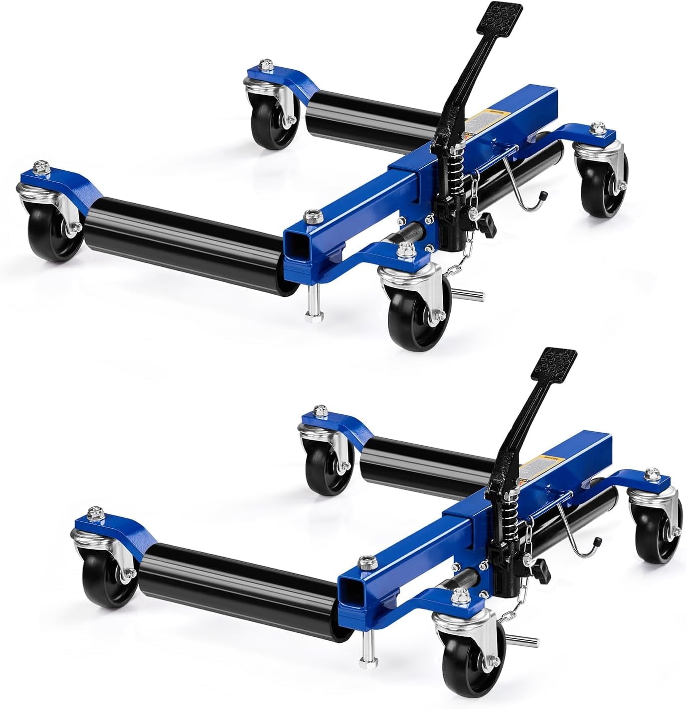 TUFFIOM Car Wheel Dolly Jack Set of 2, Hydraulic 1500-lbs Car Skates ...