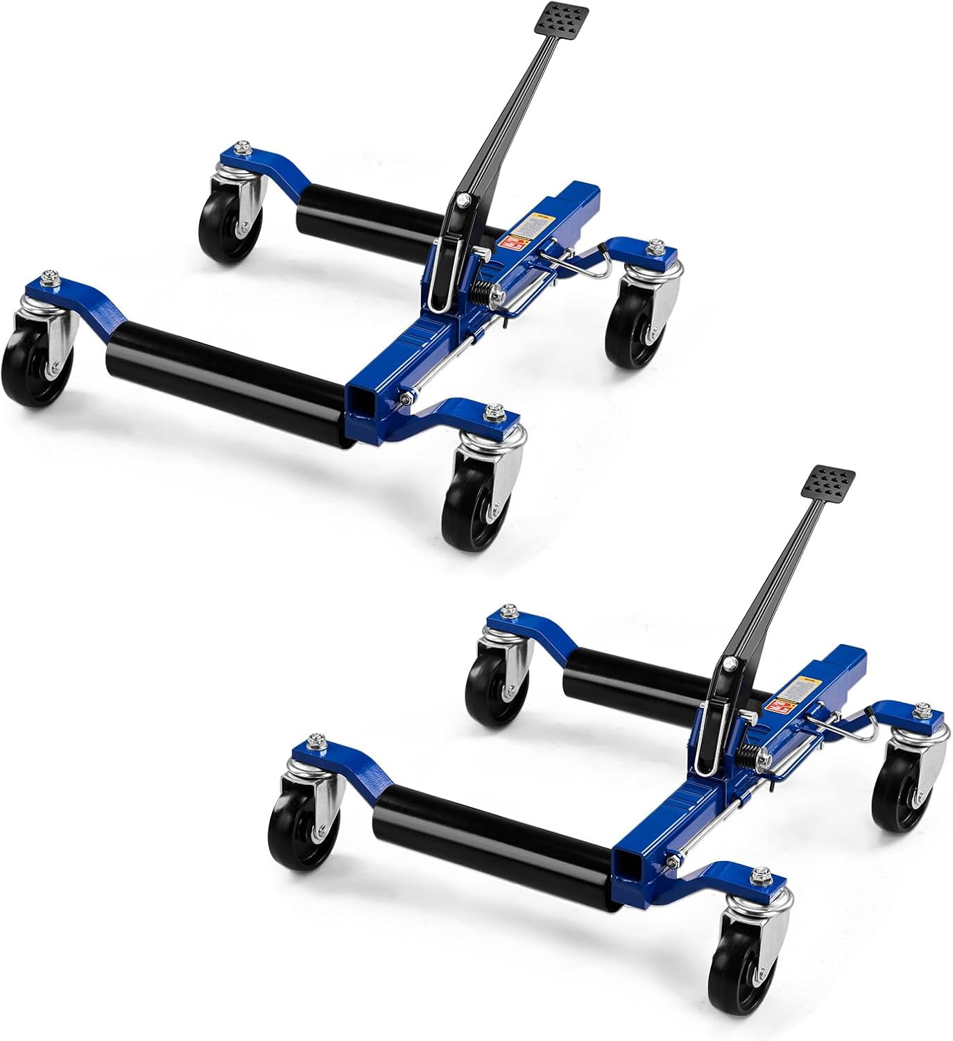 TUFFIOM Car Wheel Dolly Jack Set of 2, Mechanical 1500-lbs Car Skates ...