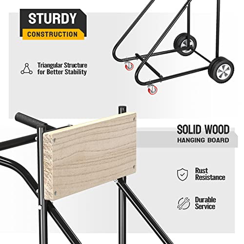 TUFFIOM Outboard Boat Motor Stand, Engine Stand Carrier Cart Dolly ...