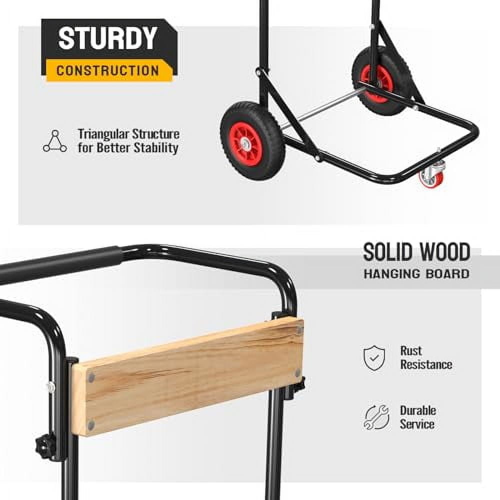 TUFFIOM Outboard Boat Motor Stand, Outboard Engine Stand w/Wheels, Boat ...