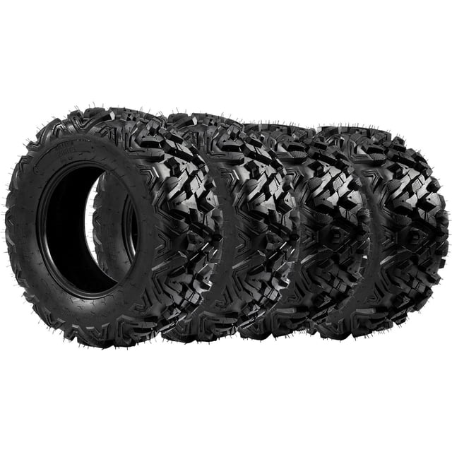 TUFFIOM Set of 4 ATV/UTV All-terrain Tires 25x8-12 Front 25x10-12 Rear ...