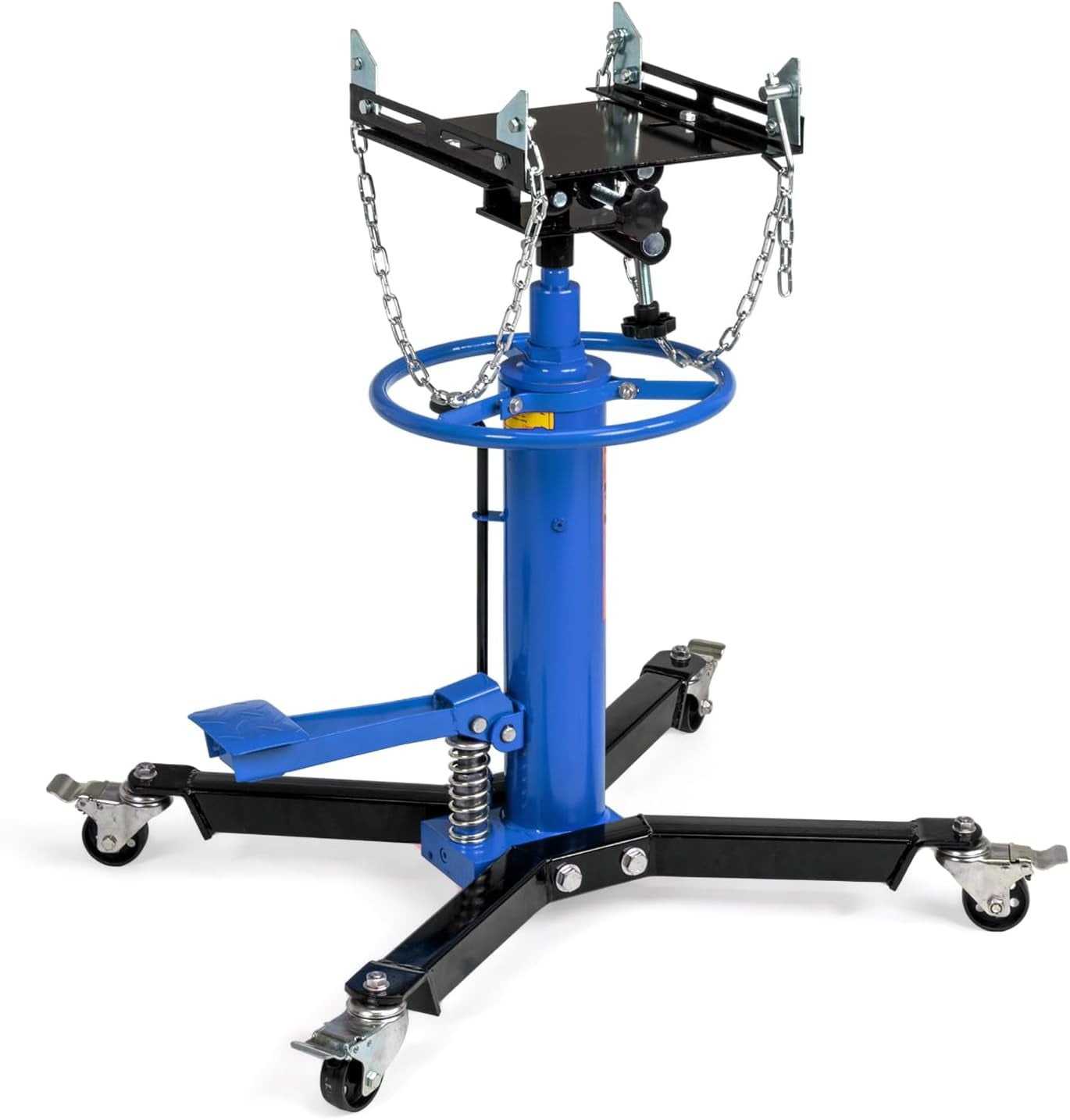 TUFFIOM 1660 lbs 3/4-Ton Hydraulic Transmission Jack, High Lift Stand ...
