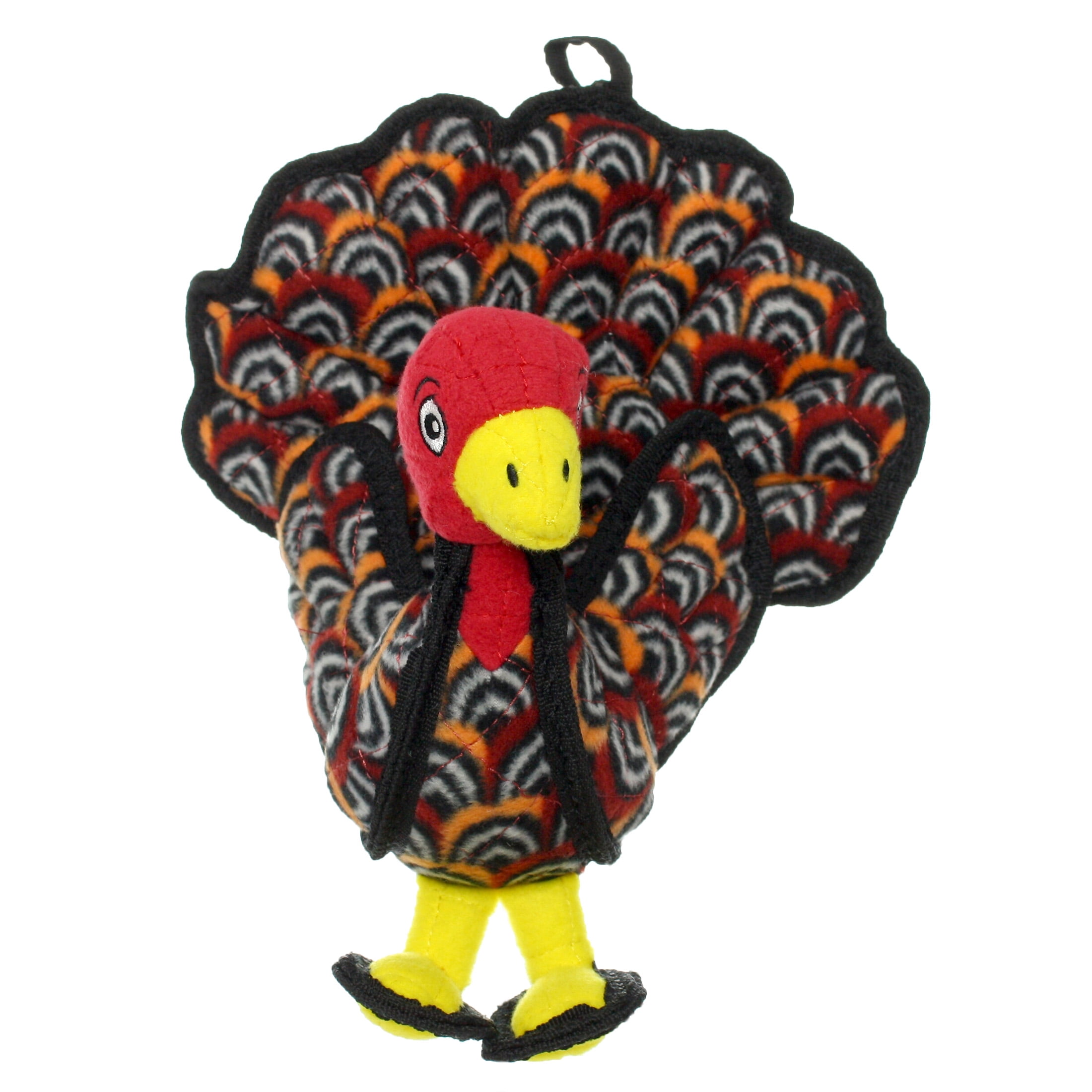 Tuffy Jr Barnyard Turkey Durable Plush Squeaky Dog Toy - Walmart.com