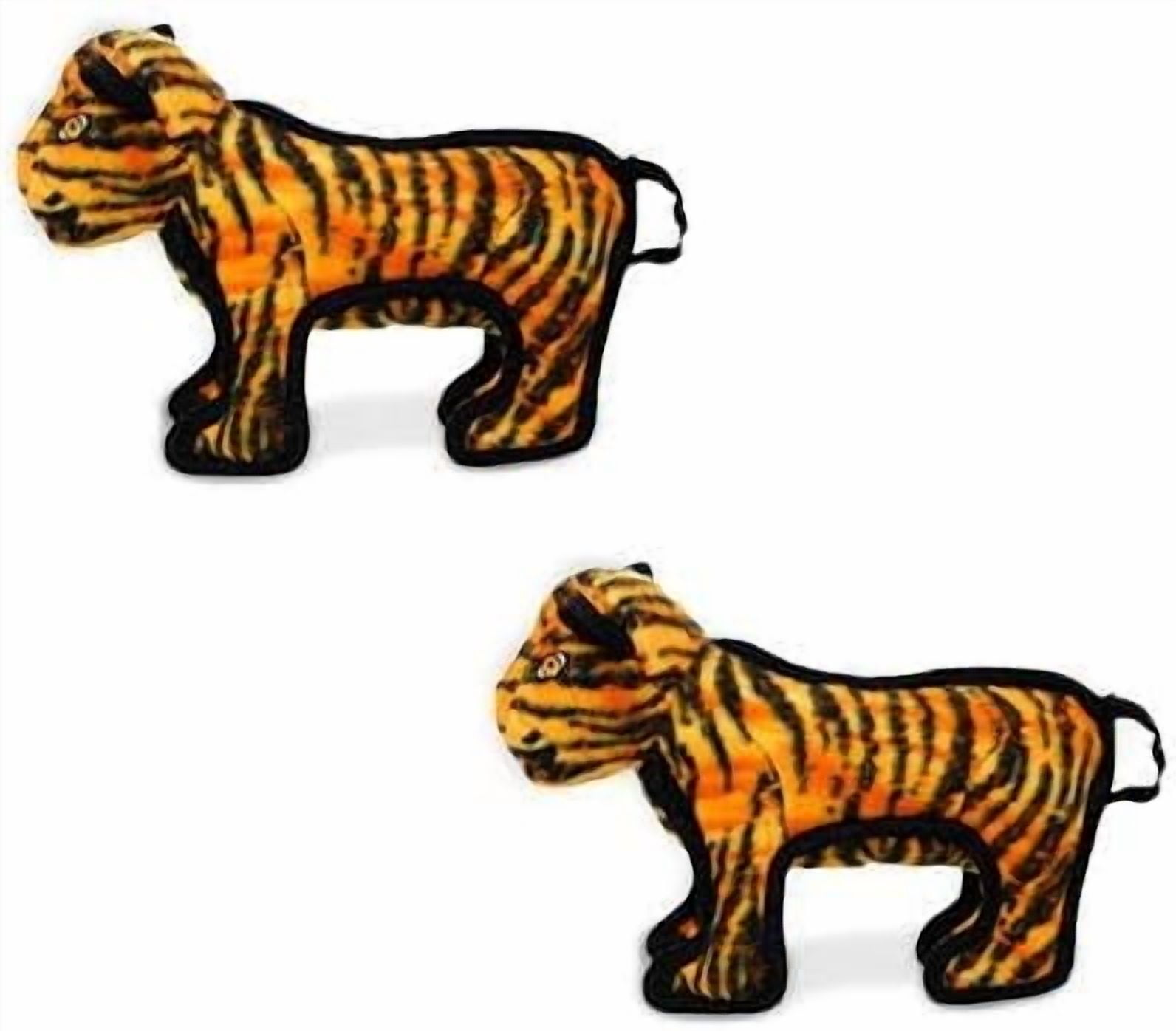 TUFFY - World's Tuffest Soft Dog Toy - Zoo Tiger - Multiple Layers ...