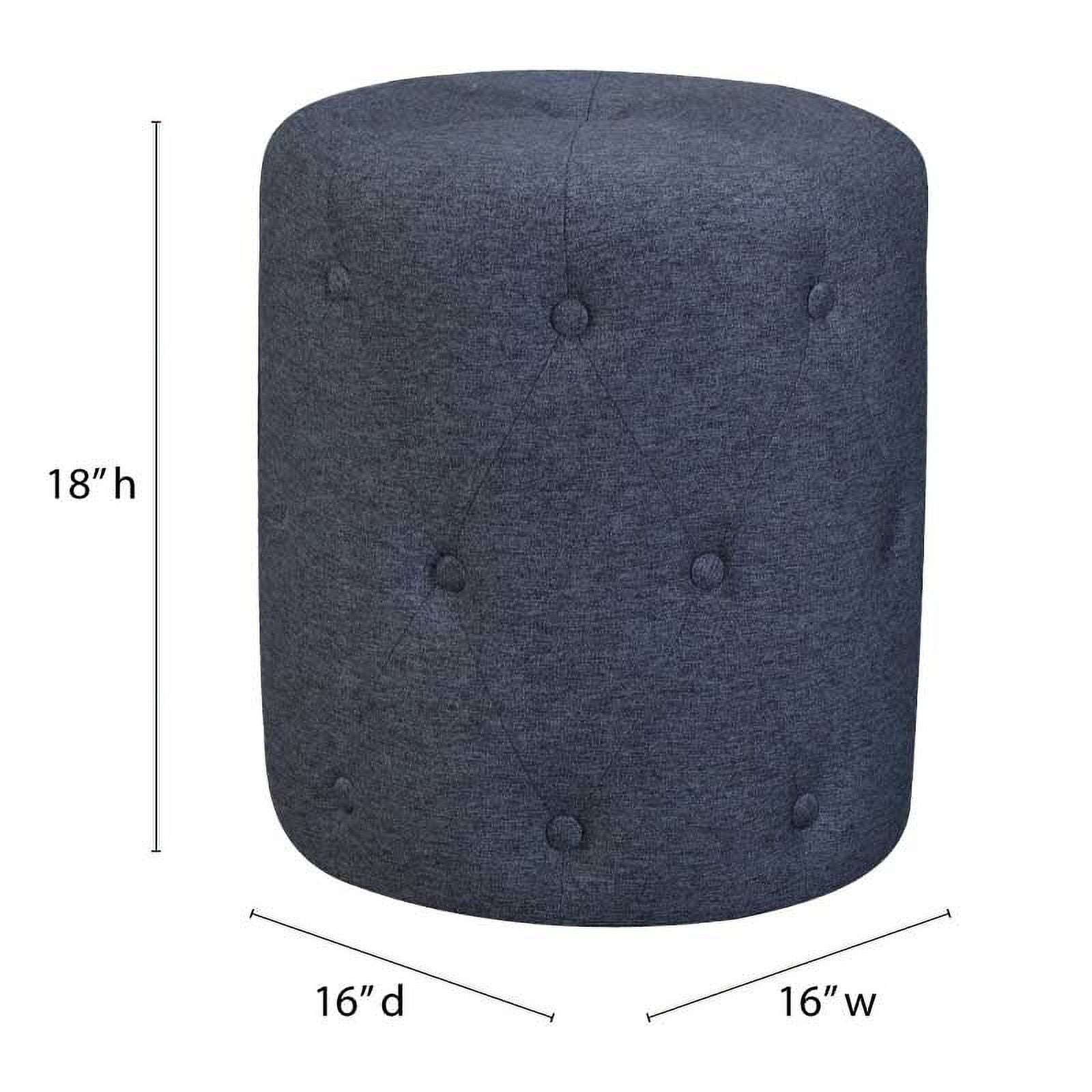 TUFT PUFF OTTOMAN - BLUE - Walmart.com