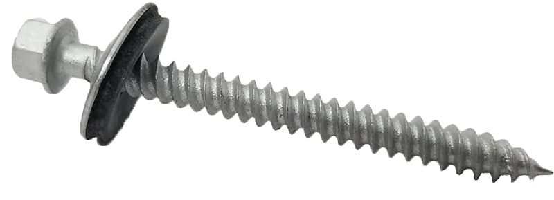 Tuftex 849 Screw, #10 Thread, 2 in L, Coarse Thread, Hex Drive, Self ...