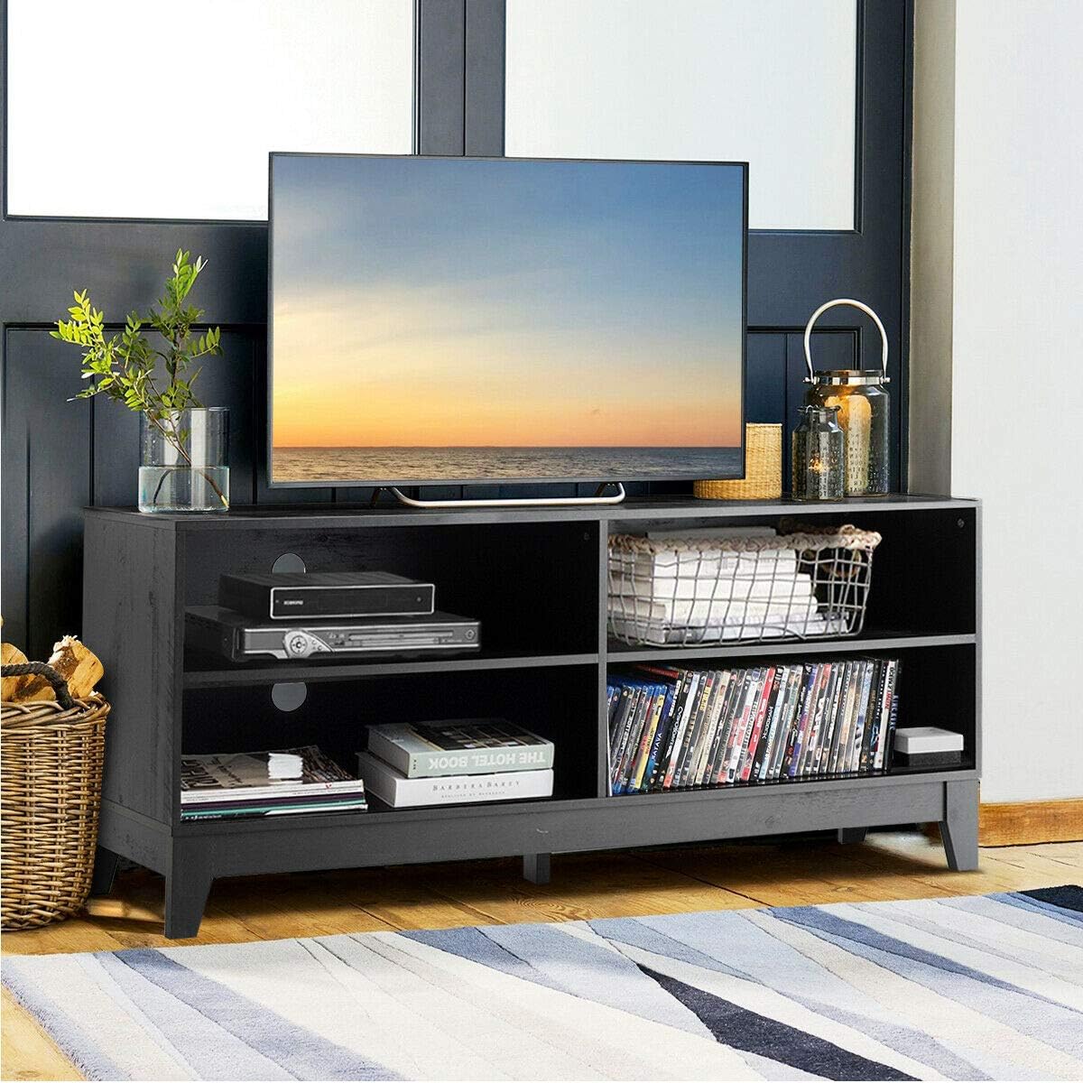 TUFVINBOI TV Stand Console Table Cabinet for 55-65" Screen for Living ...