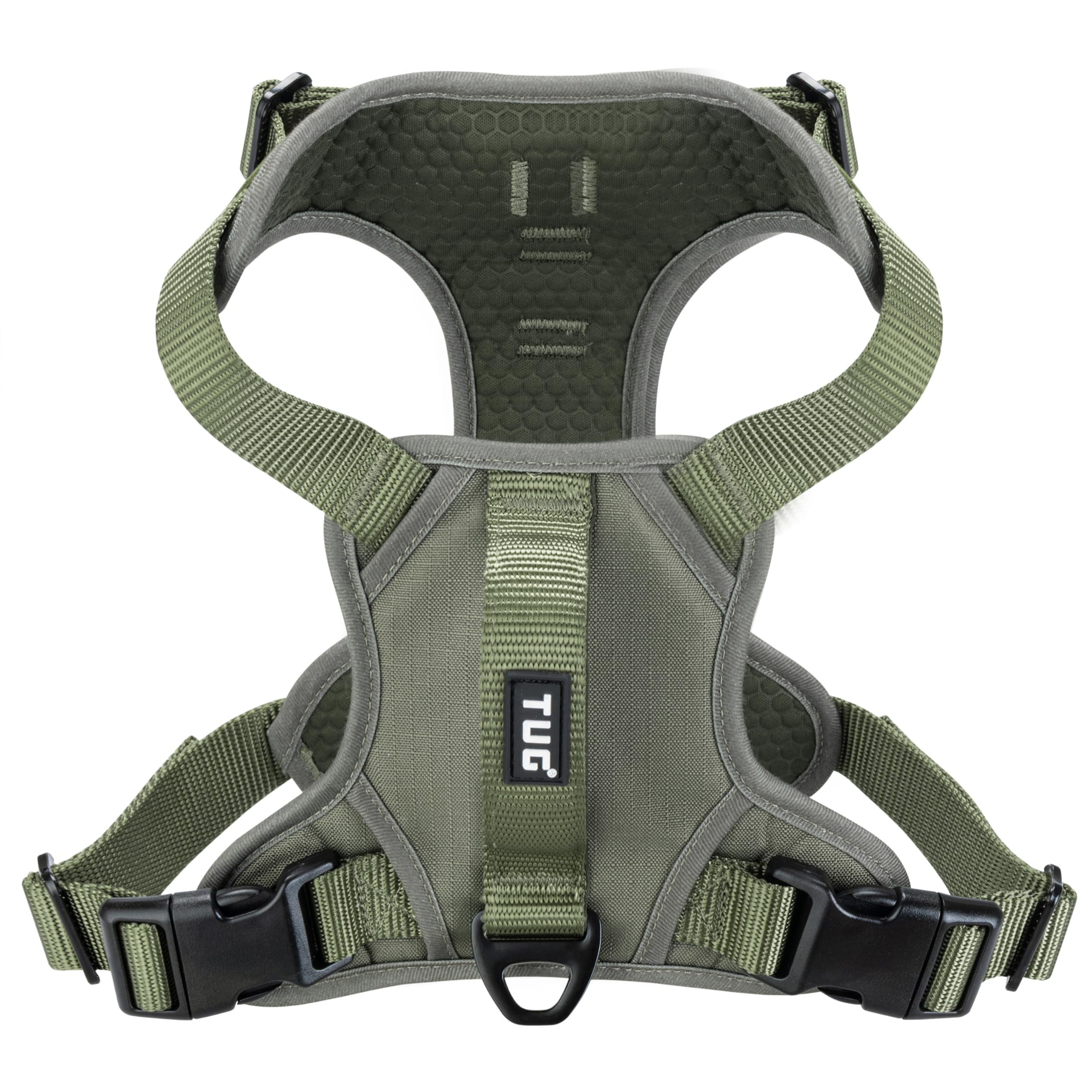 TUG Dog Harness FEV6 with 2 Leash Connection Points | Adjustable ...