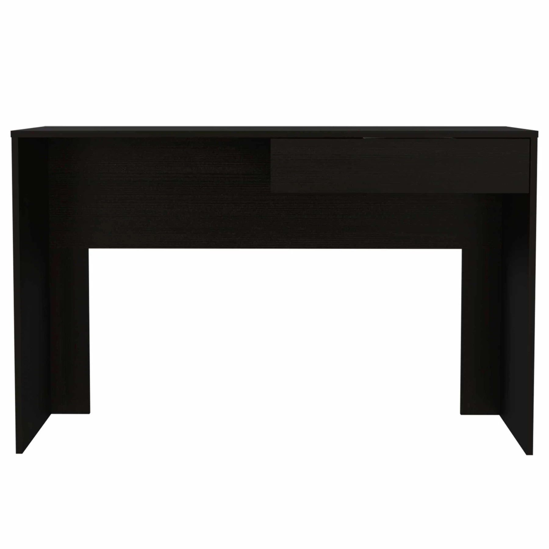 TUHOME Acre Computer Desk One Drawer Engineered Wood Desks in Black ...