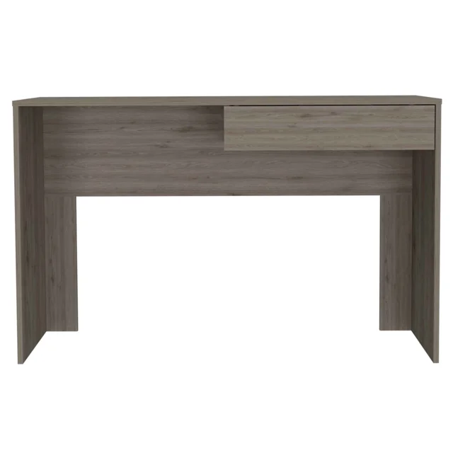 TUHOME Acre Computer Desk One Drawer Engineered Wood Desks in Gray ...