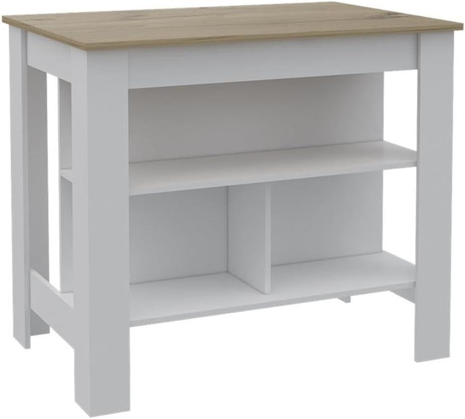 TUHOME Cala Kitchen Island Engineered Wood Kitchen Islands in Multi ...