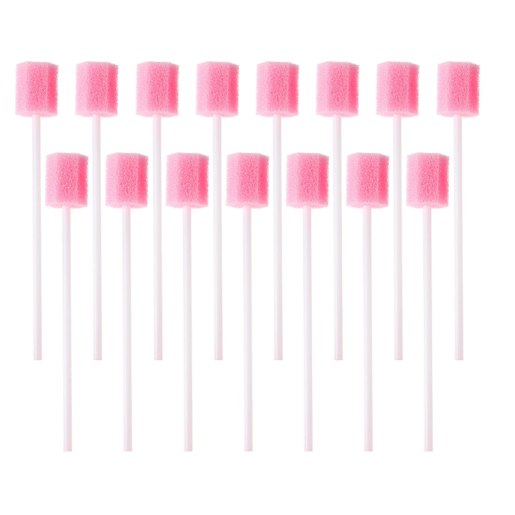 TUIBELY Oral Sponge Swab Massage Tools Mouthwash 50Pcs Dental ...