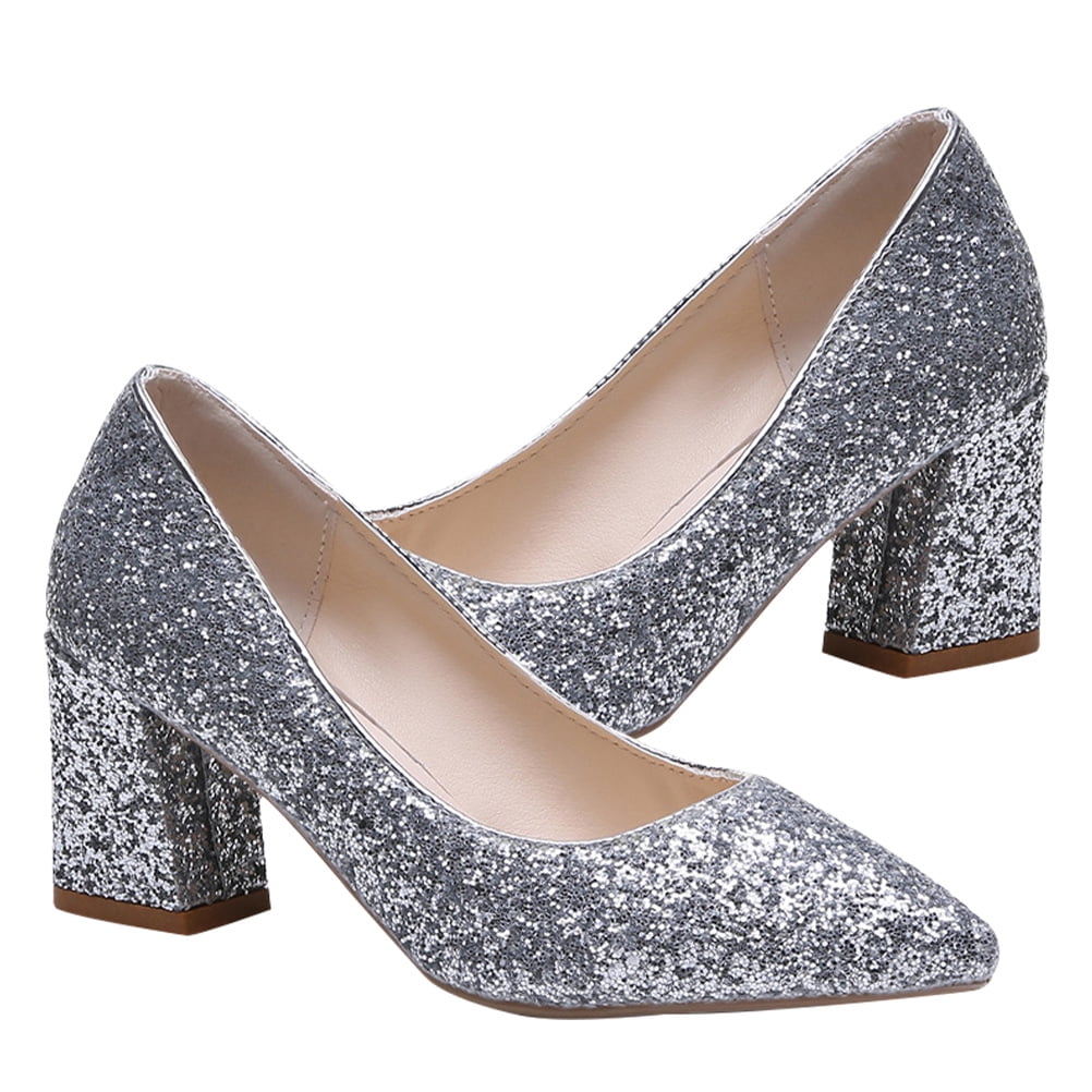 TUIBELYN 1 Pair Lady's Spring Summer Heels Pointy-toe Wedding Shoes ...