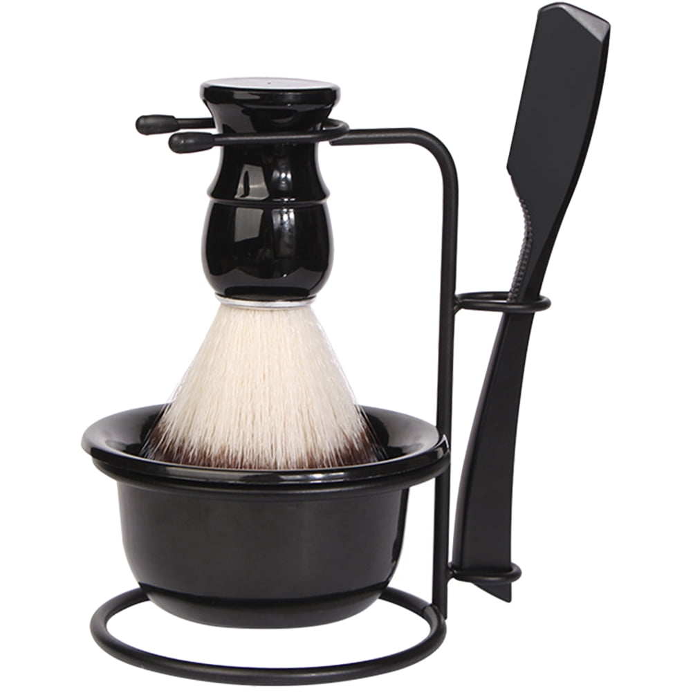 TUIBELYN 1 Set Shaving Kit Men Manual Razor Shaving Brush Foaming Bowl ...