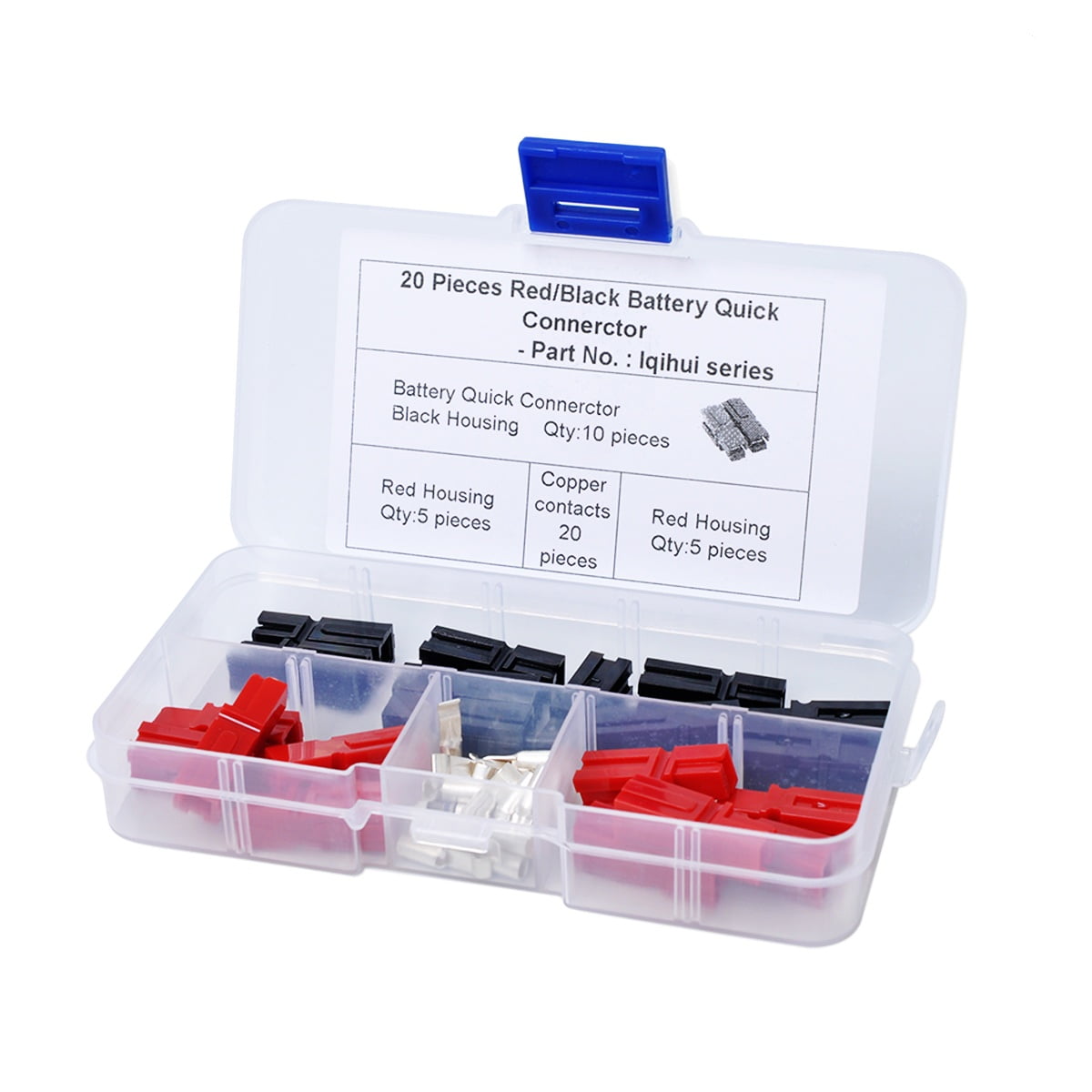 TUIBELYN 10 Pairs Battery Quick Connectors 600V 15A 16-20AWG Power ...