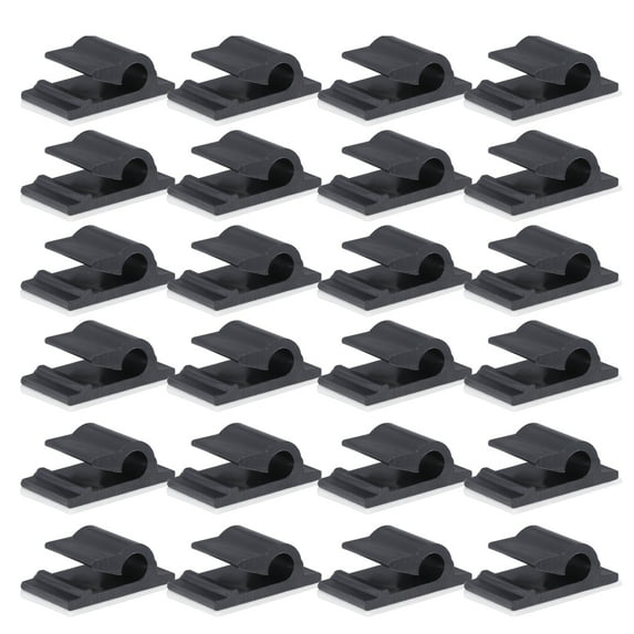 TUIBELYN 100PCS Wire Cable Fixing Clips Self Adhesive- Cable Clips with ...