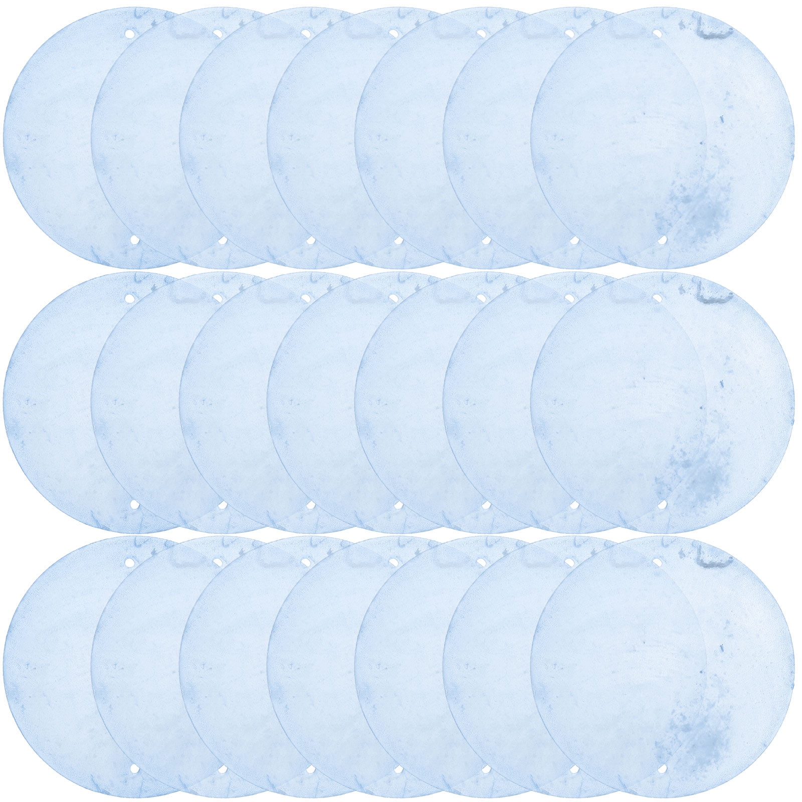 TUIBELYN 100pcs Blue Round Capiz Shells with 2 Holes for Jewelry Making ...