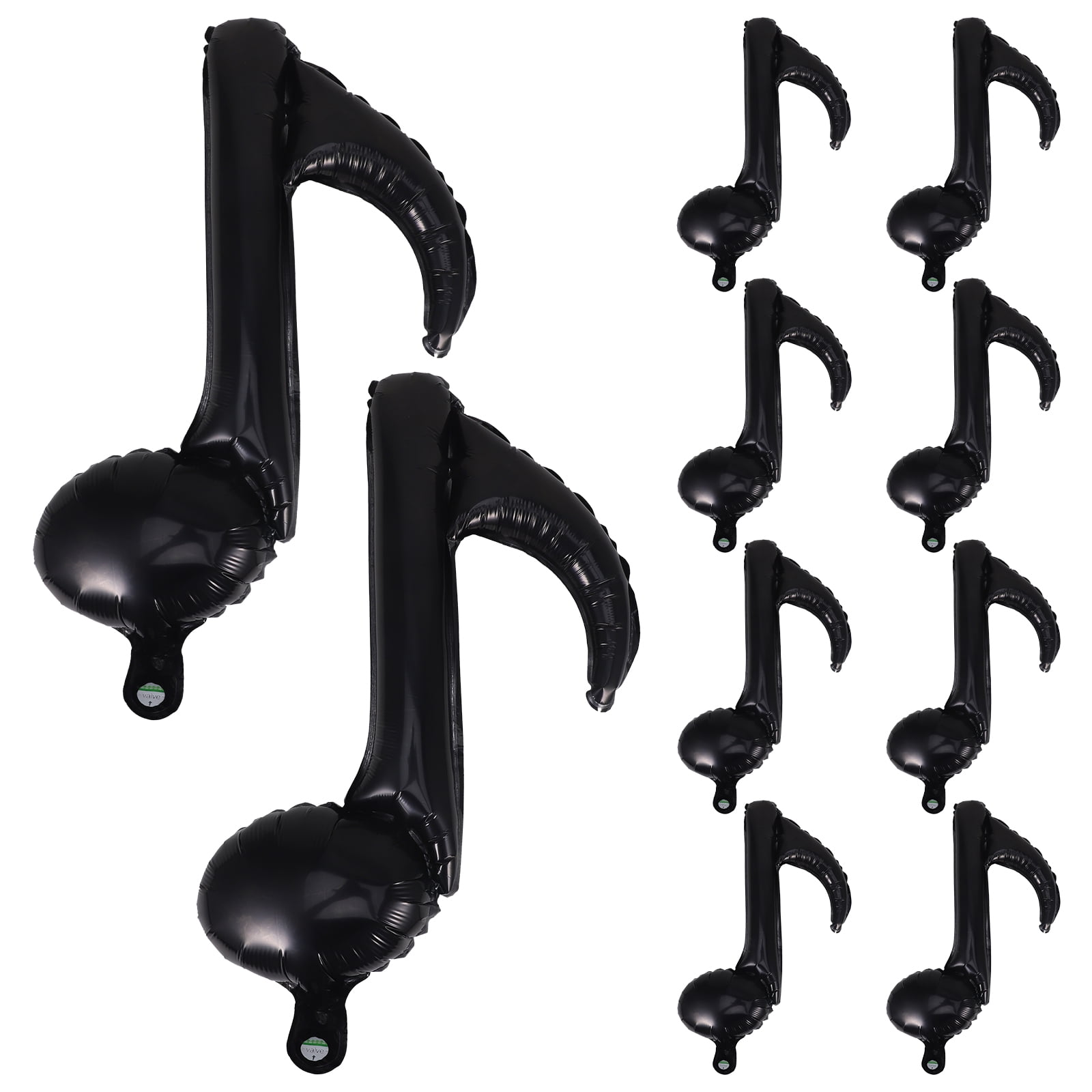 TUIBELYN 10pcs Aluminum Film Balloon Musical Note Shaped Balloons Bar ...
