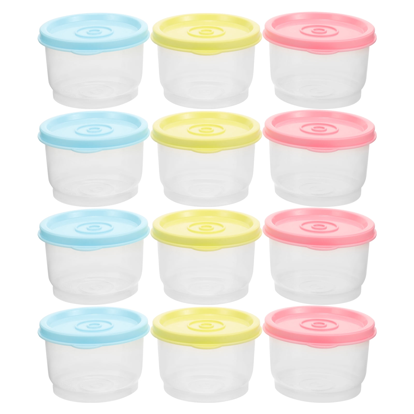 TUIBELYN 12pcs Baby Food Storage Containers for Kids (4 Colors, 150ml ...