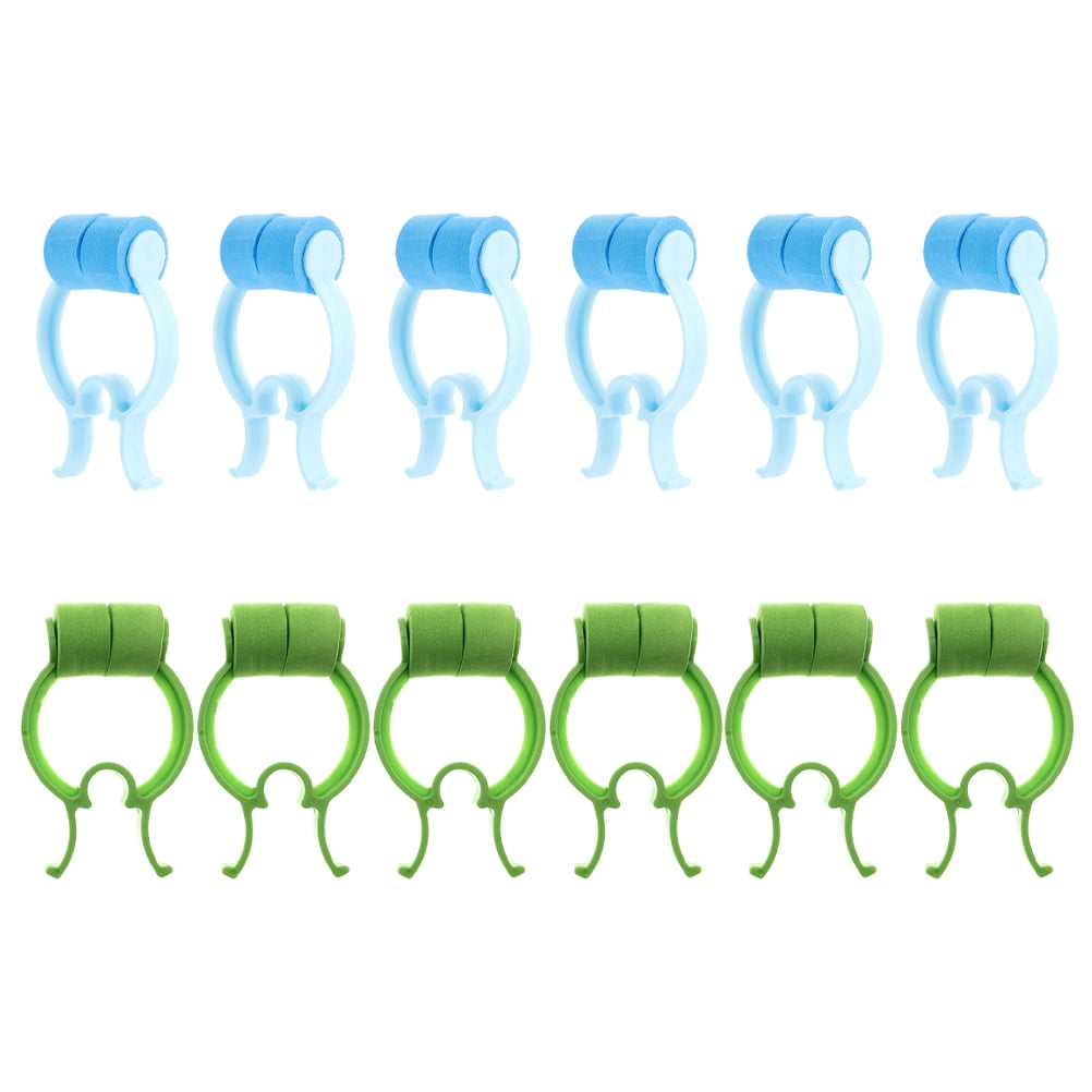 TUIBELYN 12pcs Convenient Nose Bleed Stoppers Clips Lung Breathing ...