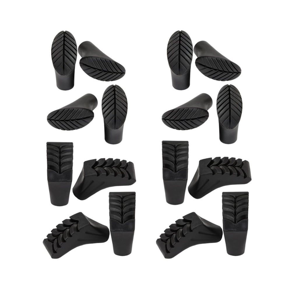 TUIBELYN 16Pcs Replacement Pole Tip Protectors Hiking Pole Feet Rubber ...