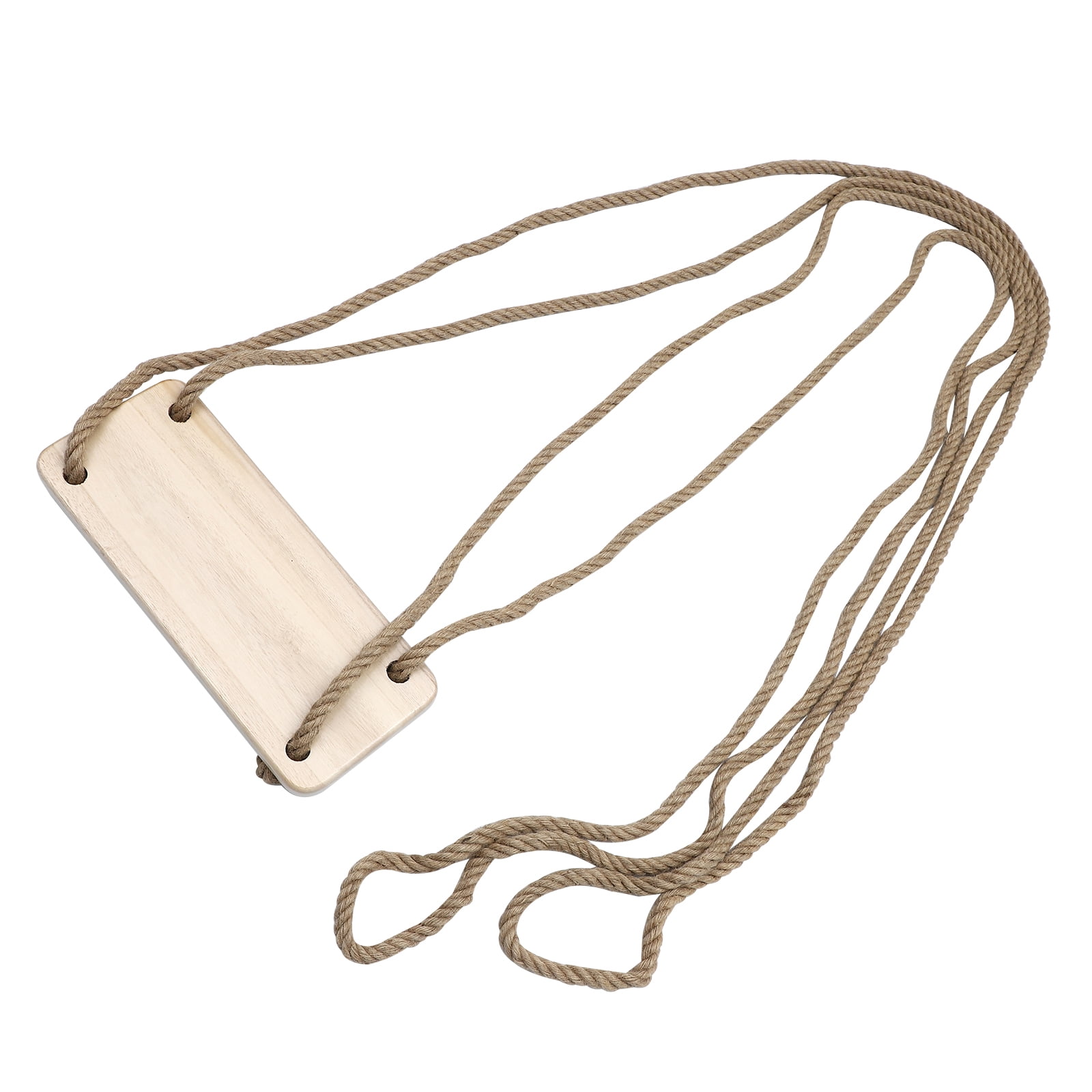 TUIBELYN 1pc Simple Wooden Swing Outdoor Simple Swing Garden Wood ...